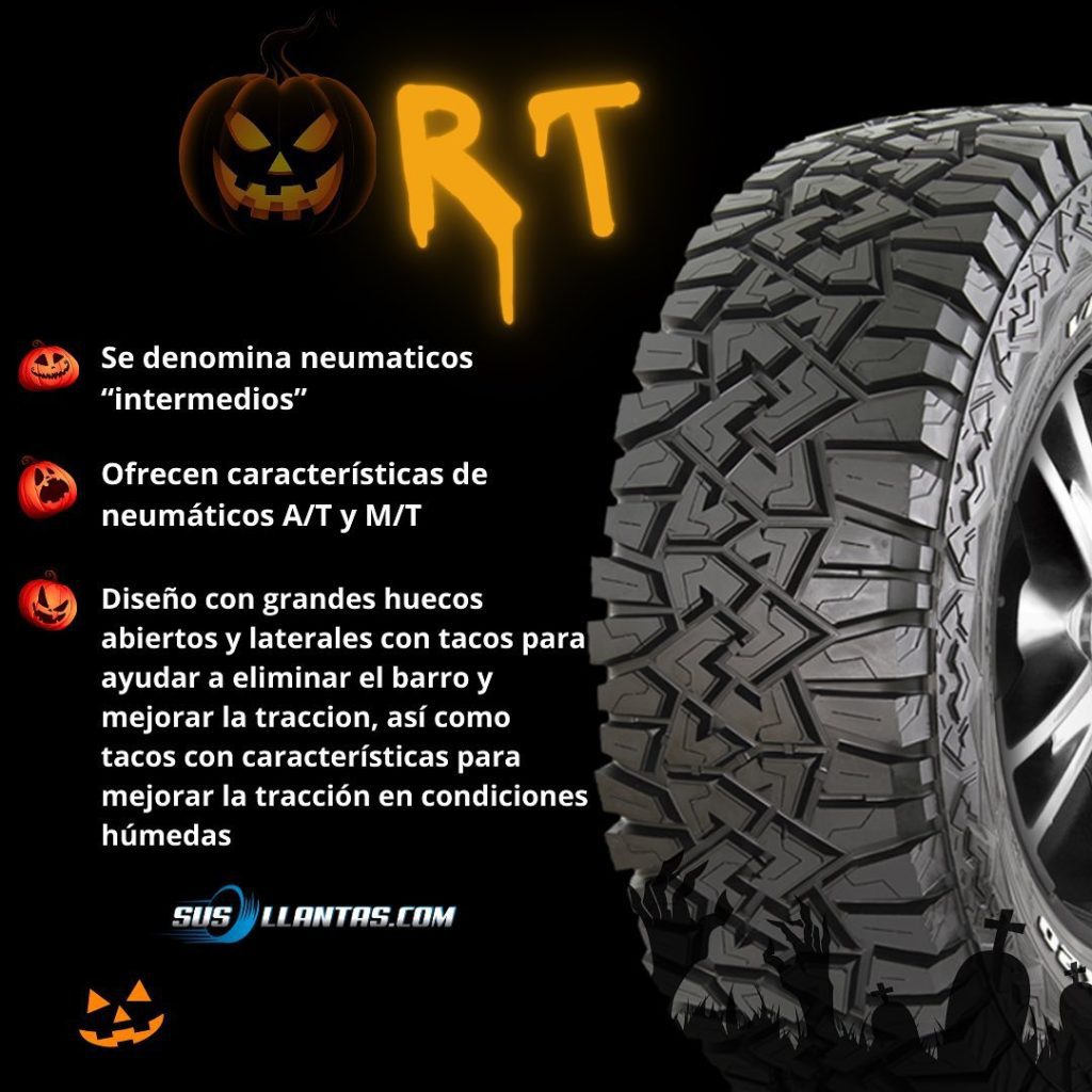 Cómo elegir tus llantas según el terreno: Labrados MT, AT, RT | Susllantas